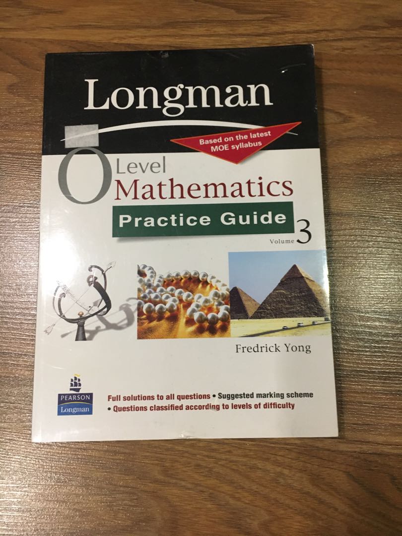 Longman O-Levels Mathematics Practice Guide Vol. 3, Hobbies & Toys ...