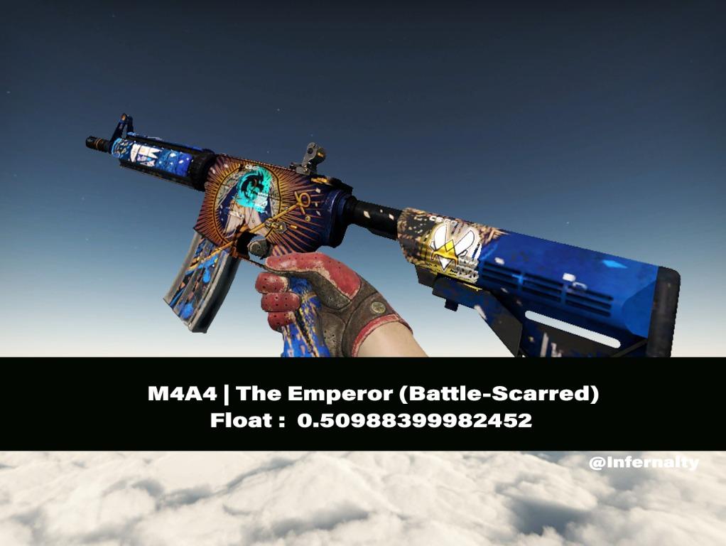 M4A4 The Emperor BC CSGO SKINS KNIVES, Video Gaming, Gaming Accessories ...