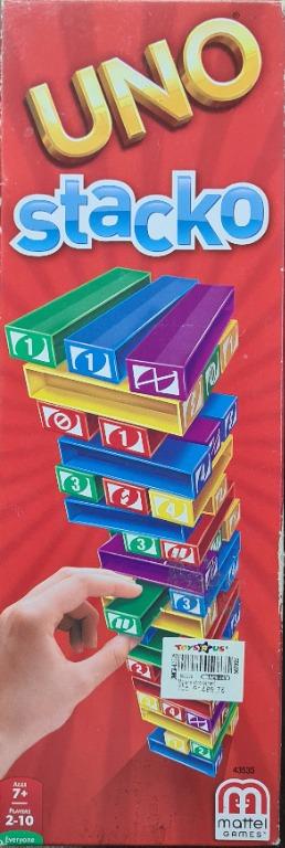 MATTEL Games UNO Stacko, Hobbies & Toys, Toys & Games on Carousell