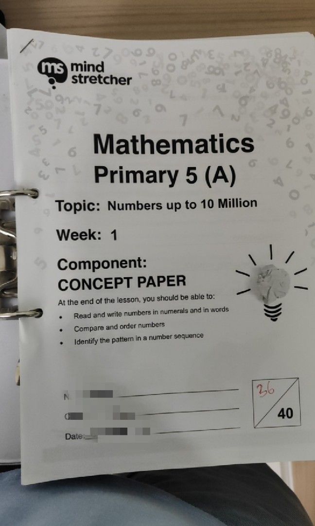 Mindstretcher Notes for Primary 5 Math, Hobbies & Toys, Books ...