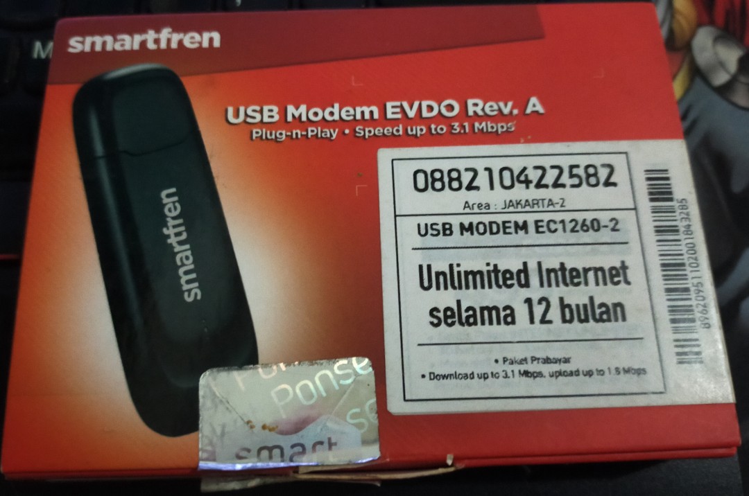 Modem Smartfren EC1260-2 EVDO Rev A warna Hitam, Telepon Seluler ...