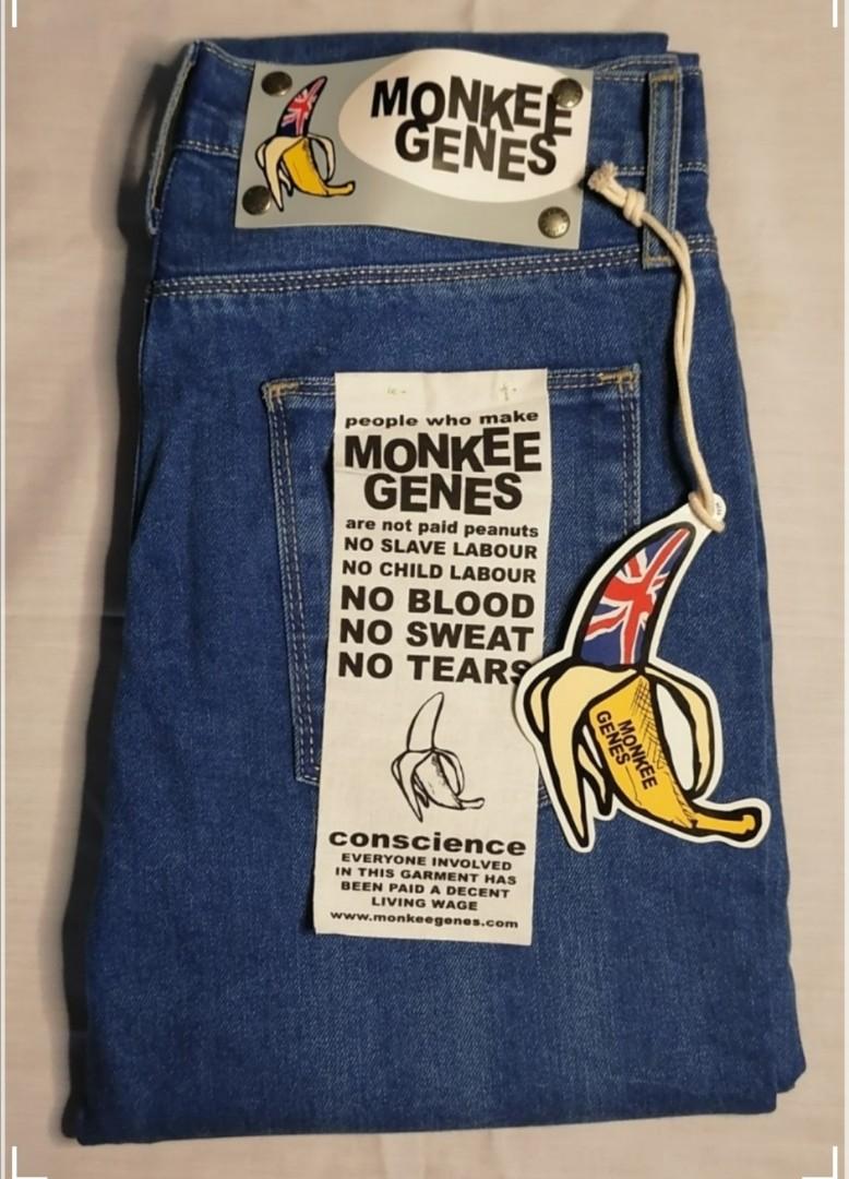 MONKEE GENES Basic Blue Slim fit, Men's Fashion, Bottoms, Jeans on ...