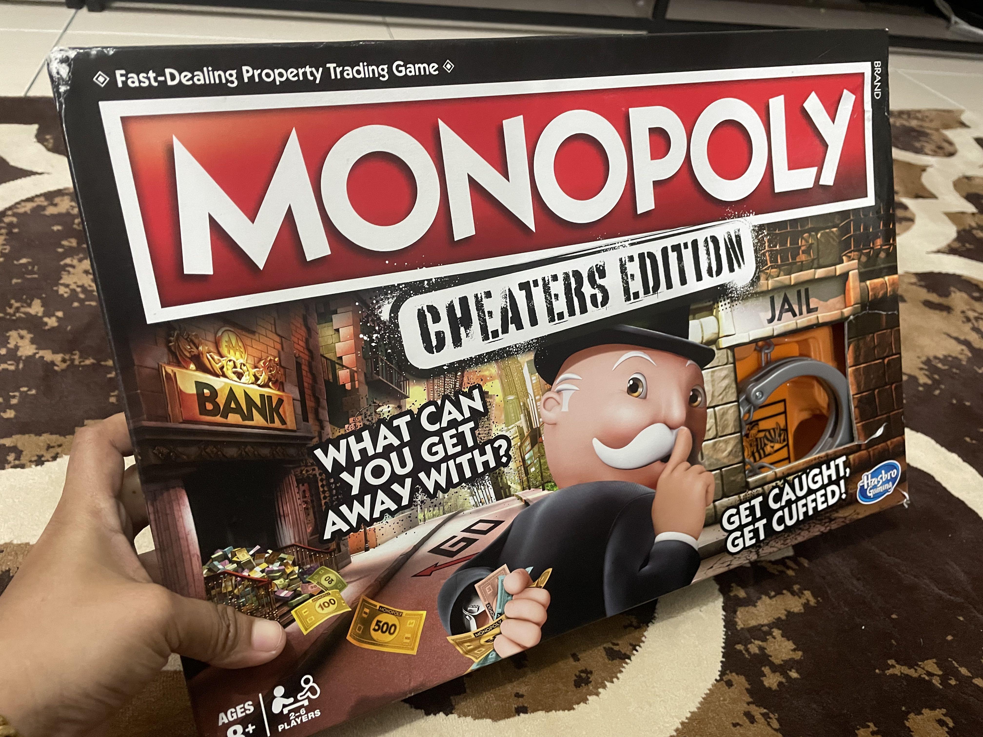 Monopoly cheaters edition, Hobbies & Toys, Toys & Games on Carousell