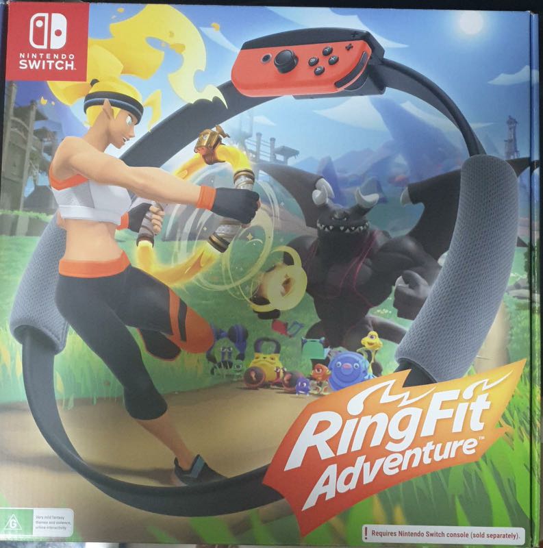 Nintendo Switch RingFit Adventure box, Video Gaming, Video Games ...