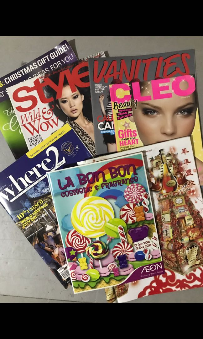 Fast Deal $6 Old Magazines/ Style Magazines/ Facial Makeup Magazines ...