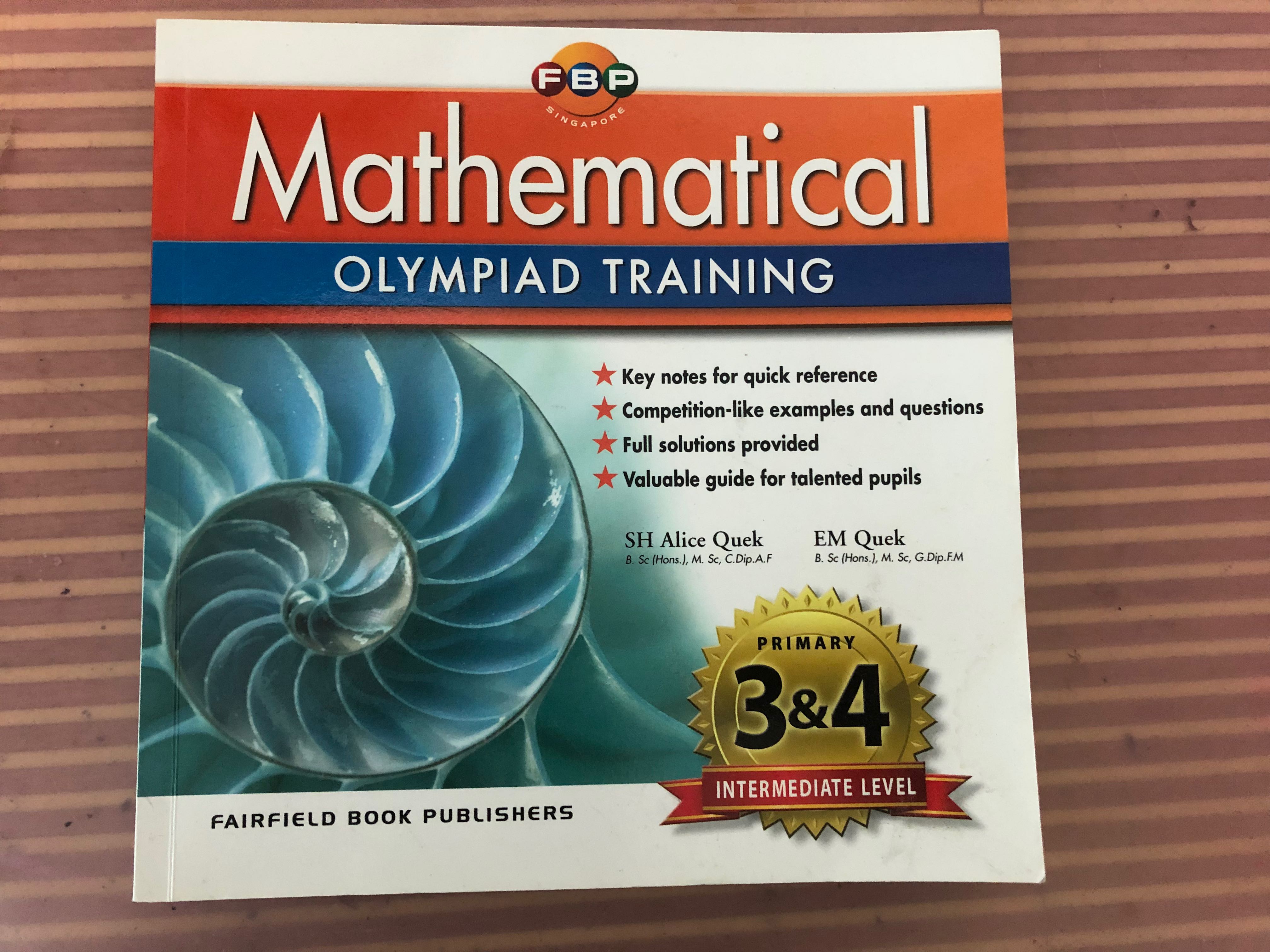 Olympic Math p3 p4, Hobbies & Toys, Books & Magazines, Assessment Books ...
