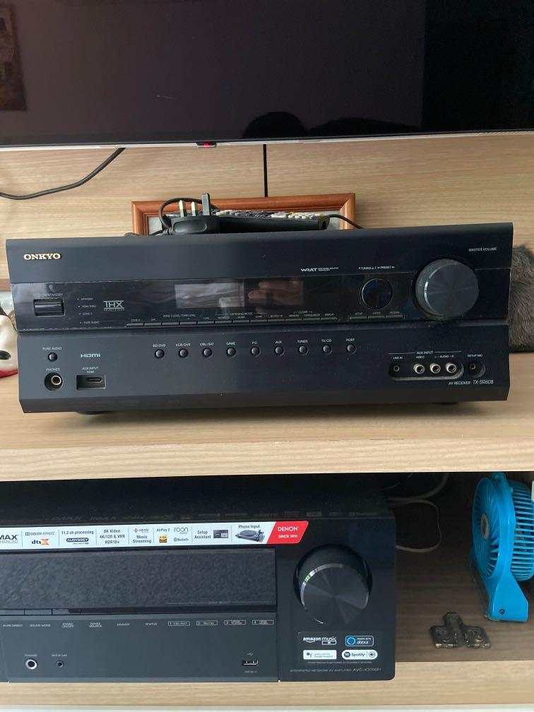 Onkyo TX SR608 channel home theatre receiver, Audio, Soundbars ...