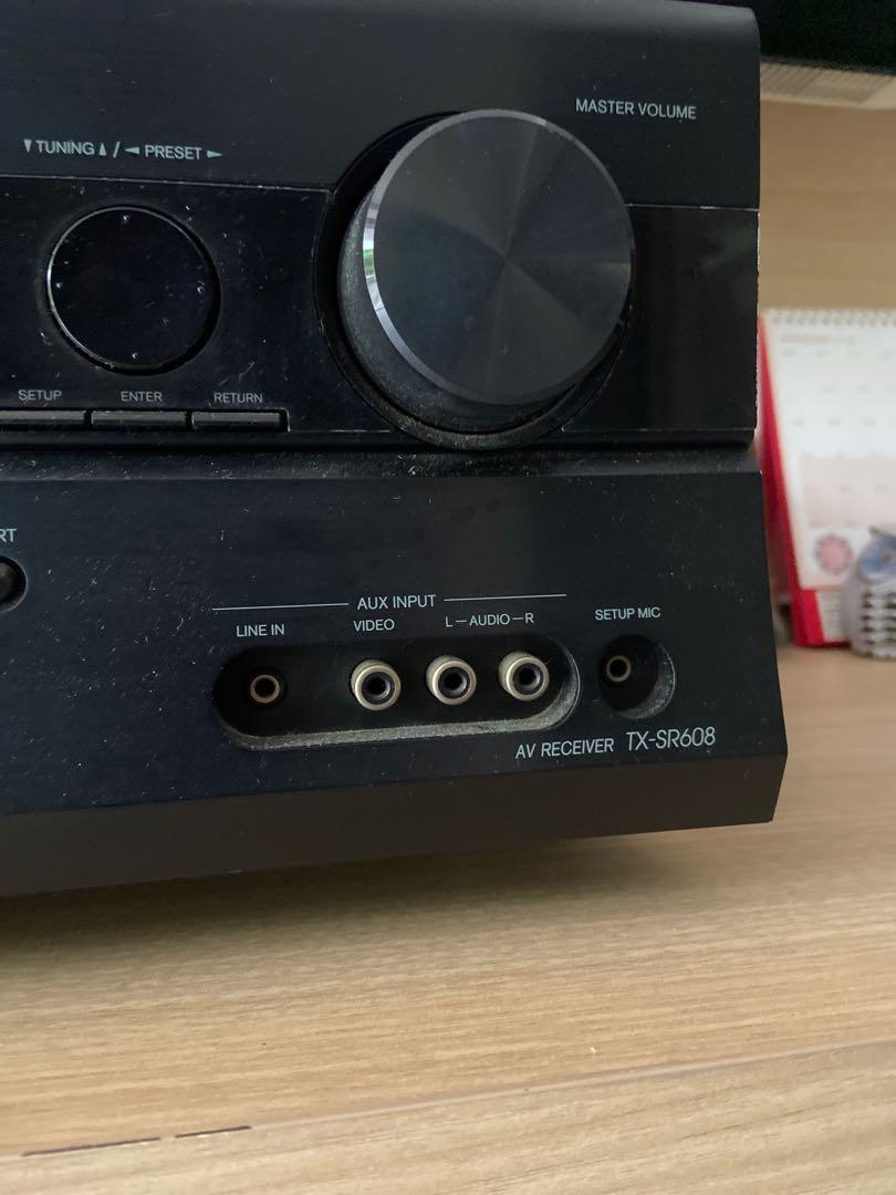 Onkyo TX SR608 channel home theatre receiver, Audio, Soundbars ...