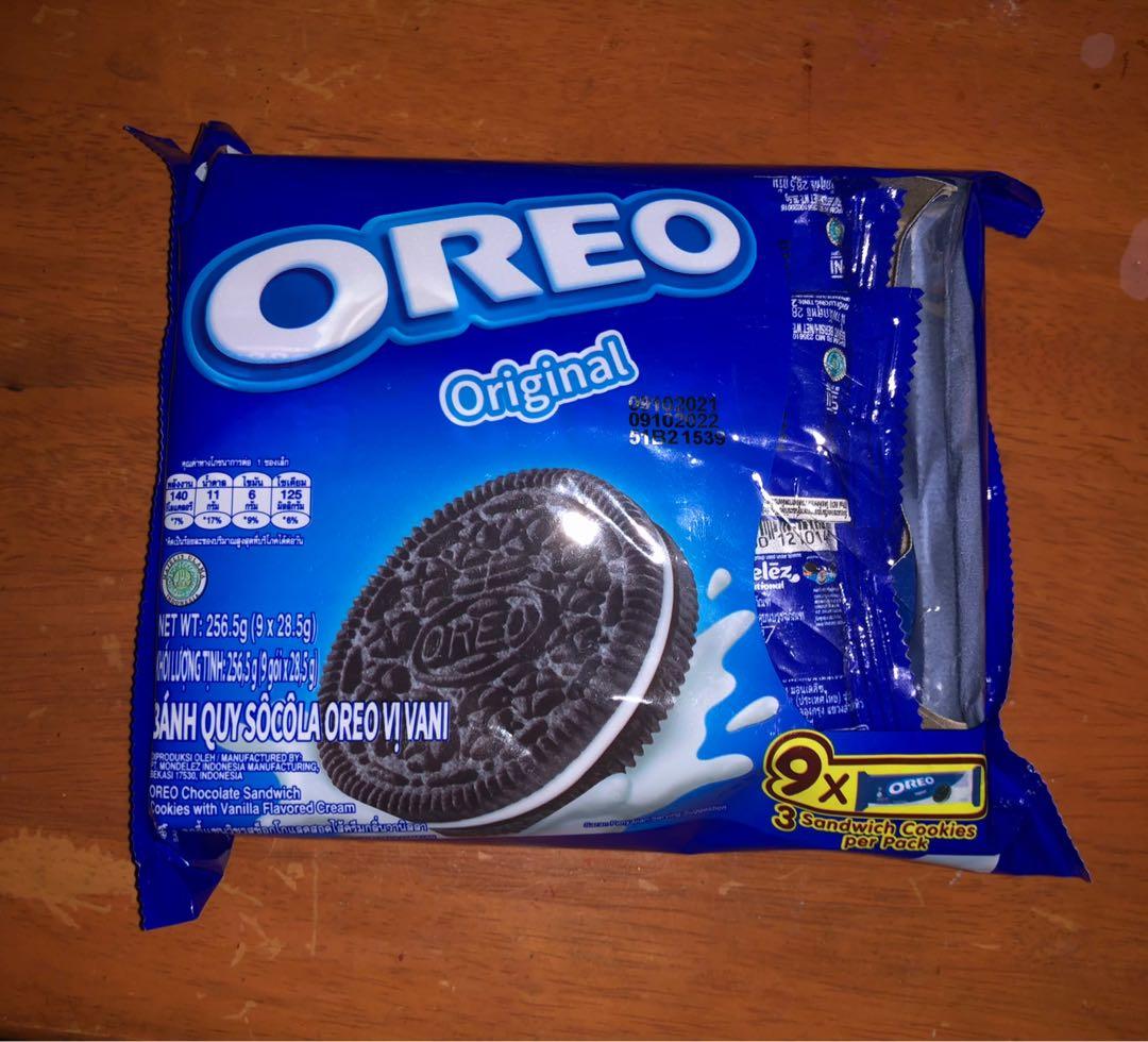 Oreo Original (9packs), Food & Drinks, Packaged & Instant Food on Carousell