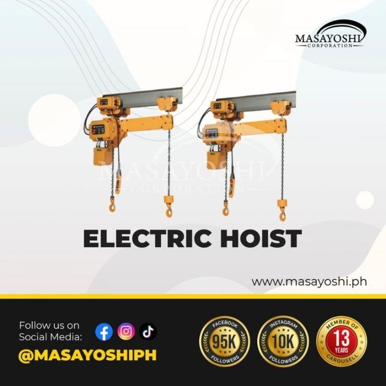 Overhead Hoist | Electric Hoist | Lifting Equipment, Commercial ...