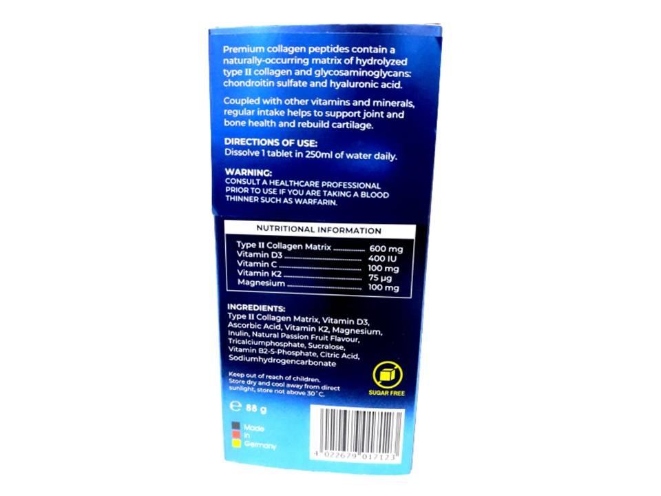 Oz Health Collagen Joint Restore Bone & Joint Booster 2x20 Effervescent ...