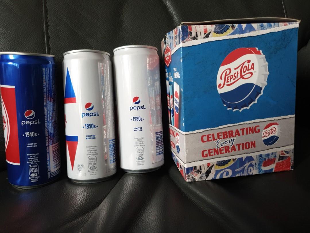 Pepsi Cola Retro cans, Limited Edition, Hobbies & Toys, Memorabilia ...
