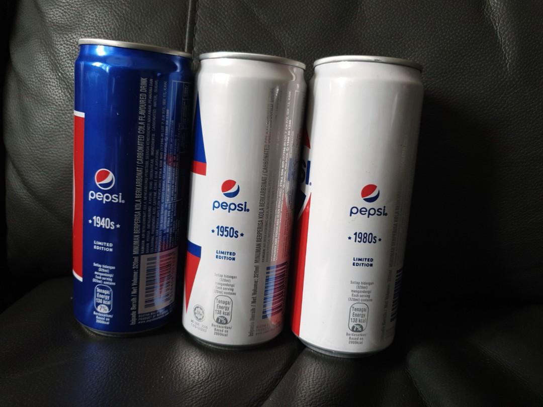 Pepsi Cola Retro cans, Limited Edition, Hobbies & Toys, Memorabilia ...