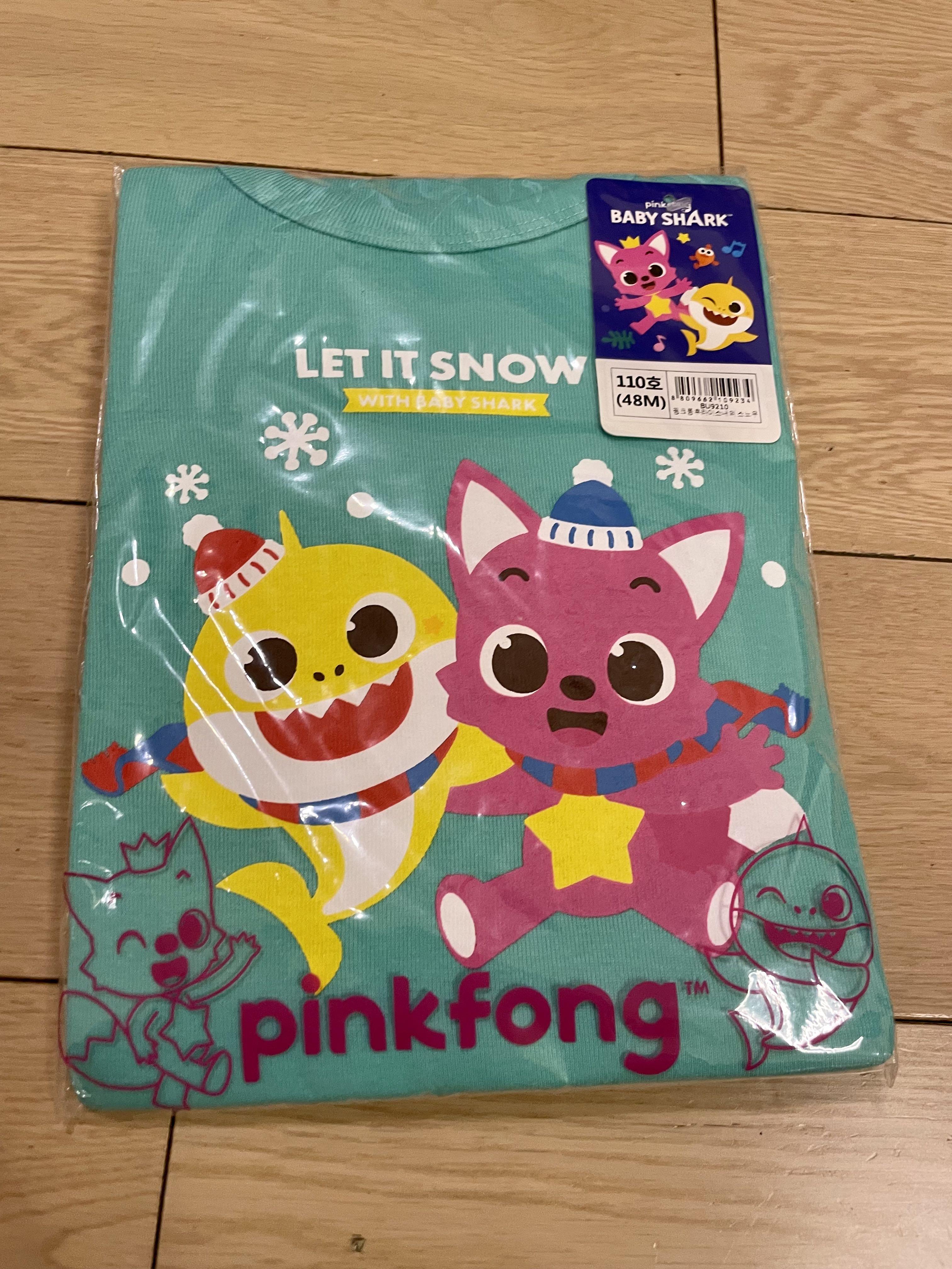 Pinkfong Baby Shark Sleep Set Size 110, 兒童＆孕婦用品, 嬰兒及小童流行時尚 - Carousell