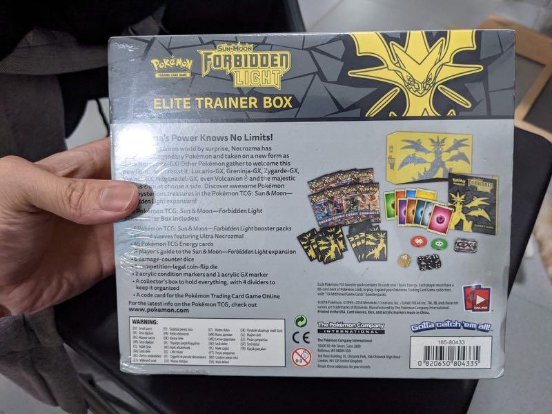 Pokemon Forbidden Light Etb, Hobbies & Toys, Toys & Games on Carousell