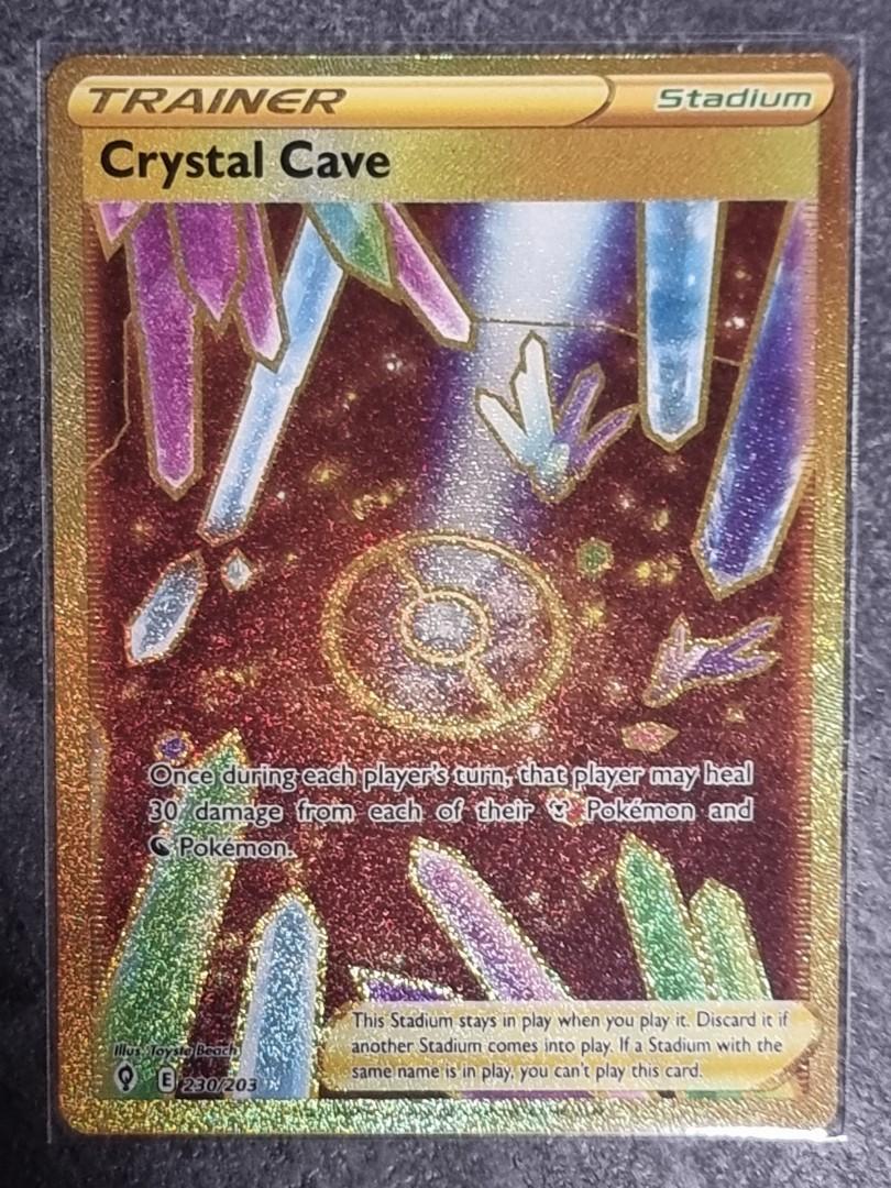 Pokemon TCG Trainer Crystal Cave SWSH07 Evolving Skies, Hobbies & Toys ...