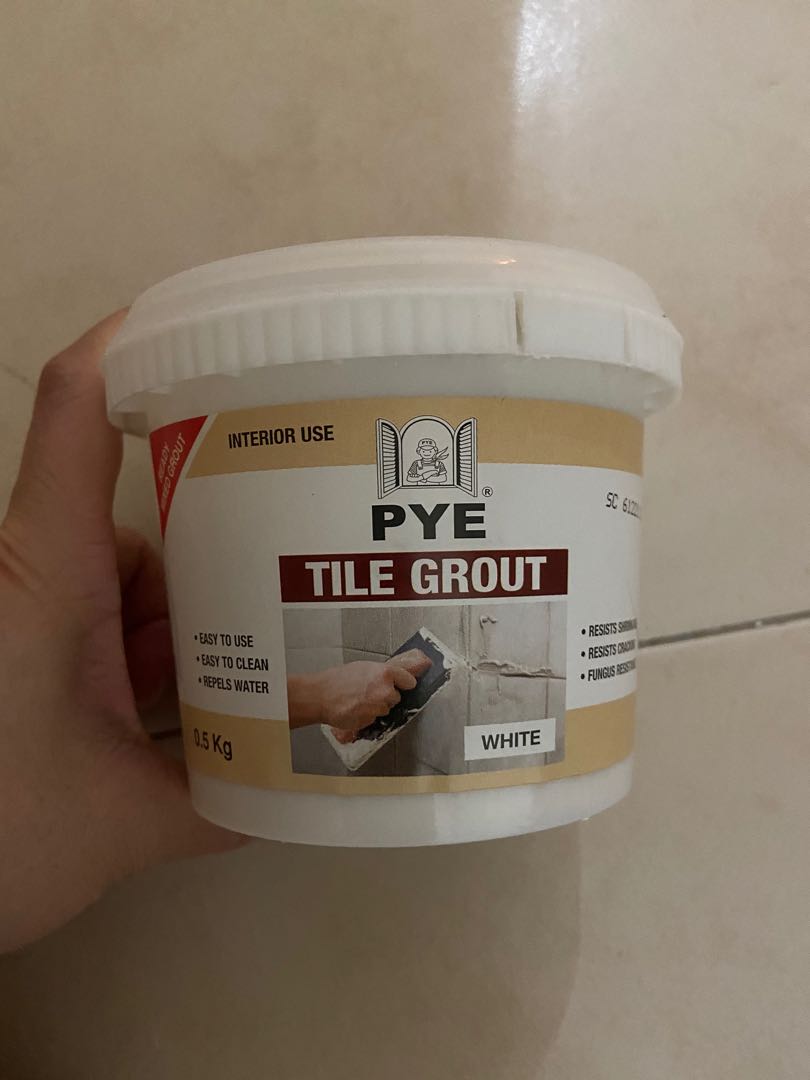 Pye tile grout, Furniture & Home Living, Home Improvement ...
