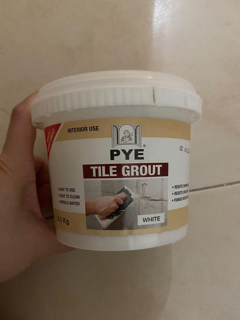 Pye tile grout, Furniture & Home Living, Home Improvement ...