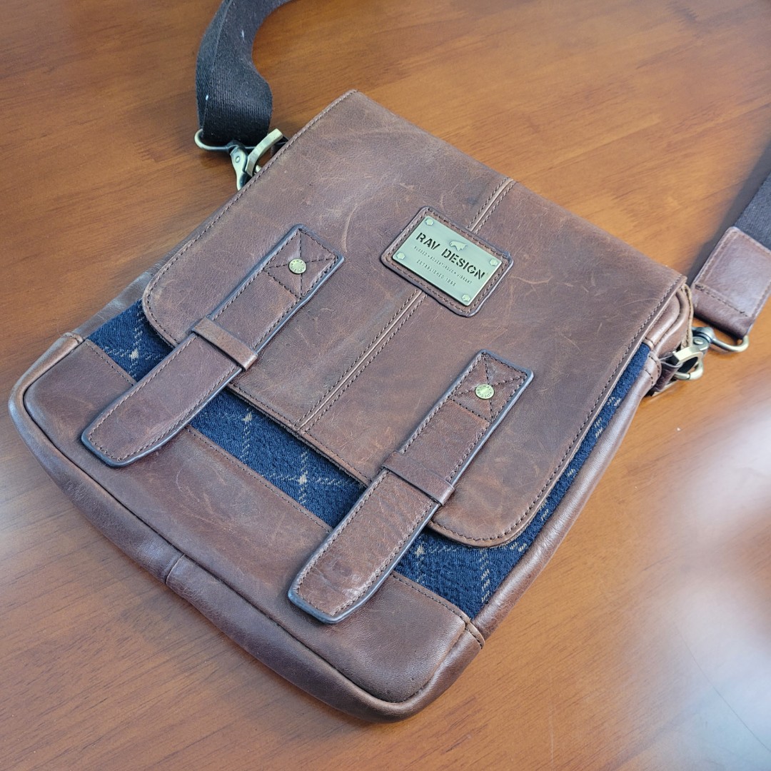 Rav Design genuine leather sling bag, Men's Fashion, Bags, Sling Bags ...