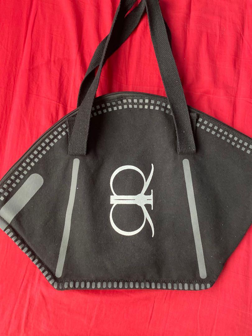 Rizman Ruzaini Mask Tote Bag - Black, Women's Fashion, Bags & Wallets ...
