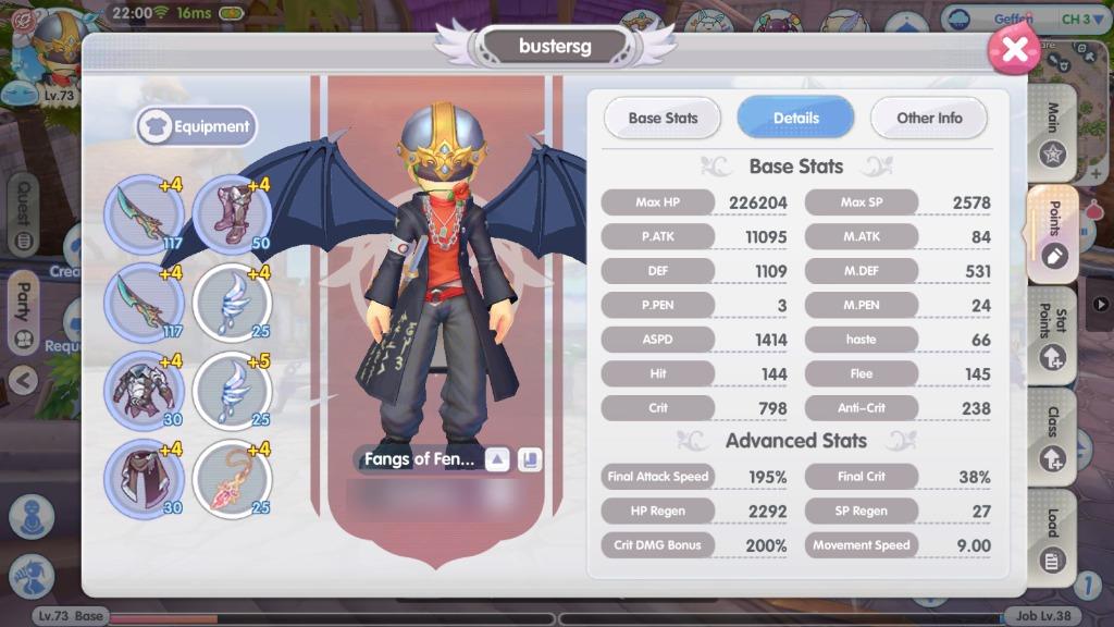 Ragnarok X Next Generation ROX (Central Plains) | AGI CRIT Knight Lord ...