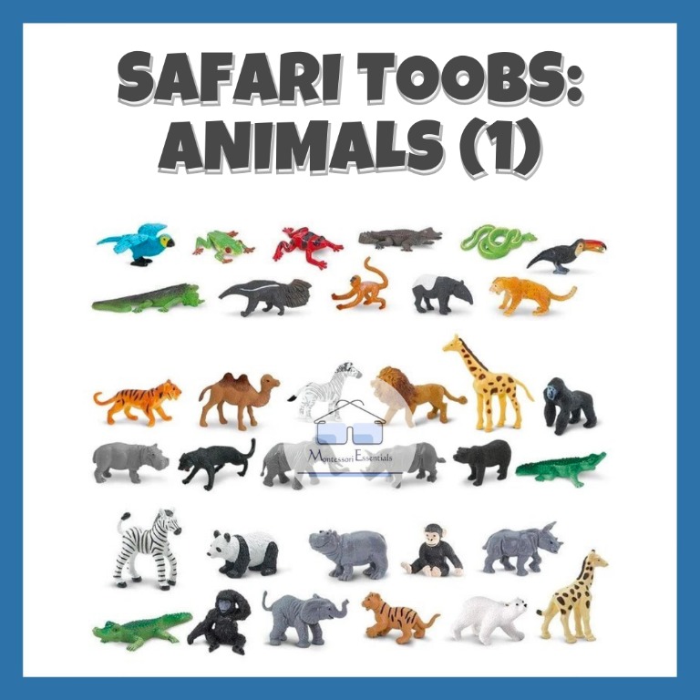 Safari Toob: Animals (Wild Animals / Galapagos / Rainforest / Zoo ...