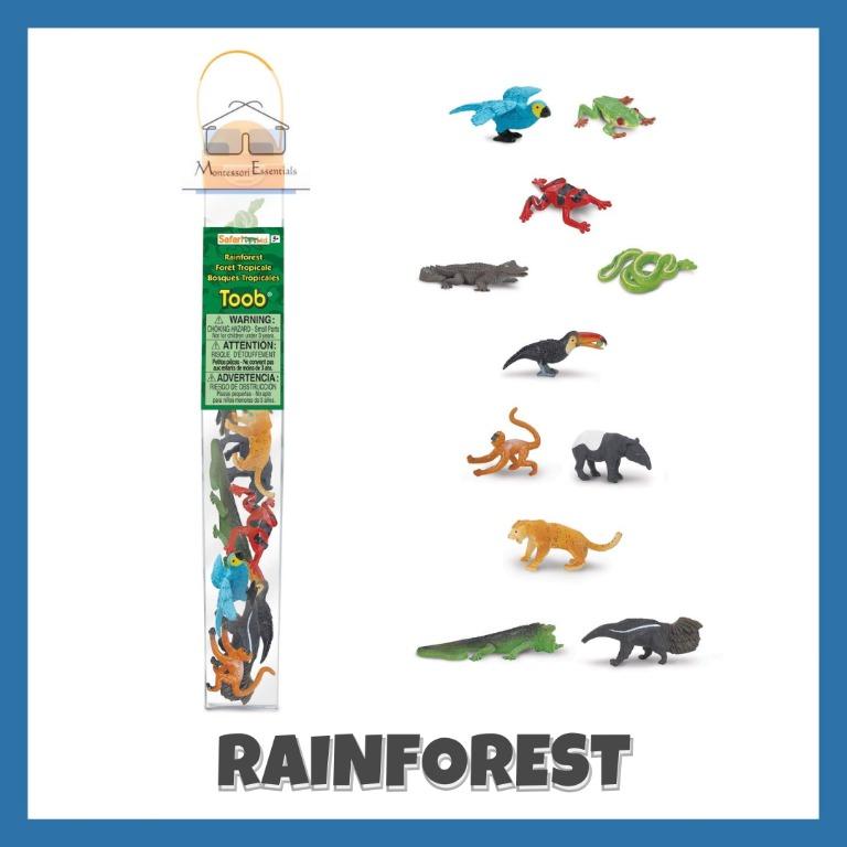 Safari Toob: Animals (Wild Animals / Galapagos / Rainforest / Zoo ...