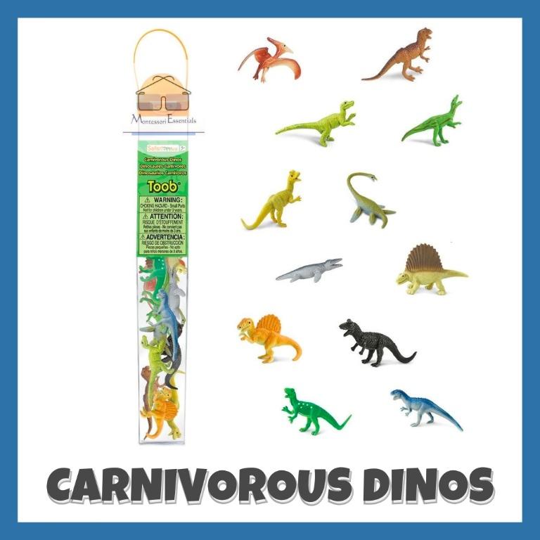 Safari Toob: Dinosaurs (Carnivorous Dinos / Feathered Dinos / Dino ...