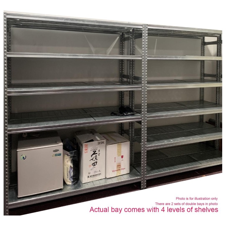 Silver Boltless Storage Rack 1 bay, Furniture & Home Living, Furniture ...