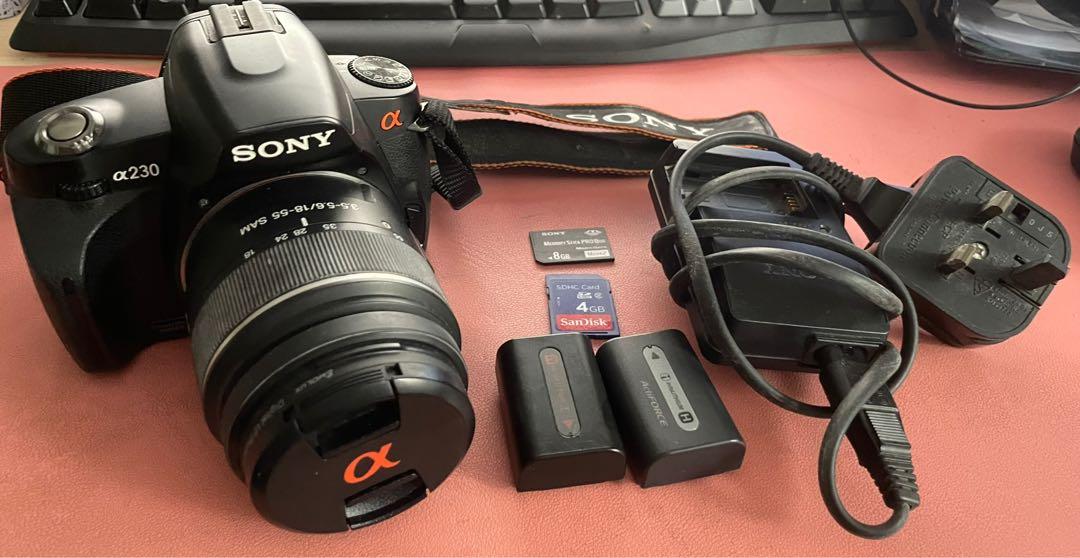 Sony Alpha a230 (Condition 6/10), Photography, Cameras on Carousell