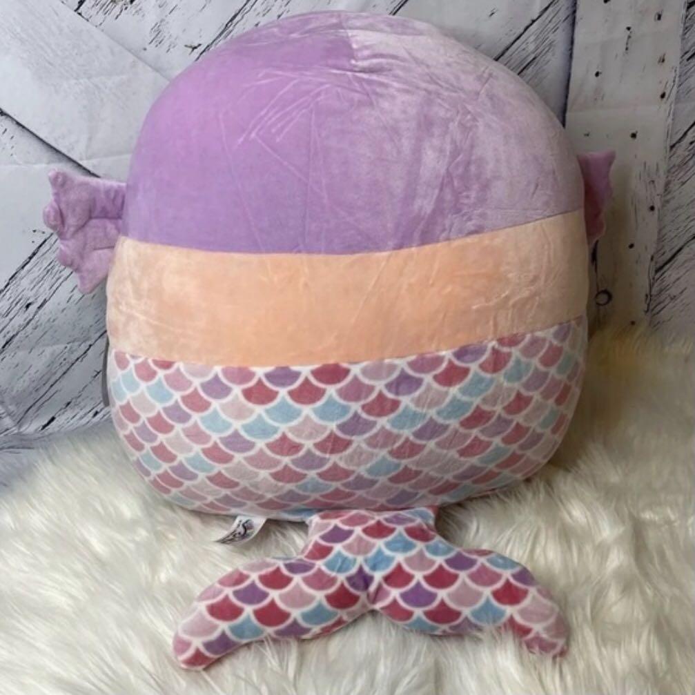 Squishmallow kellytoy 16" Mermaid pillow, Babies & Kids, Infant ...