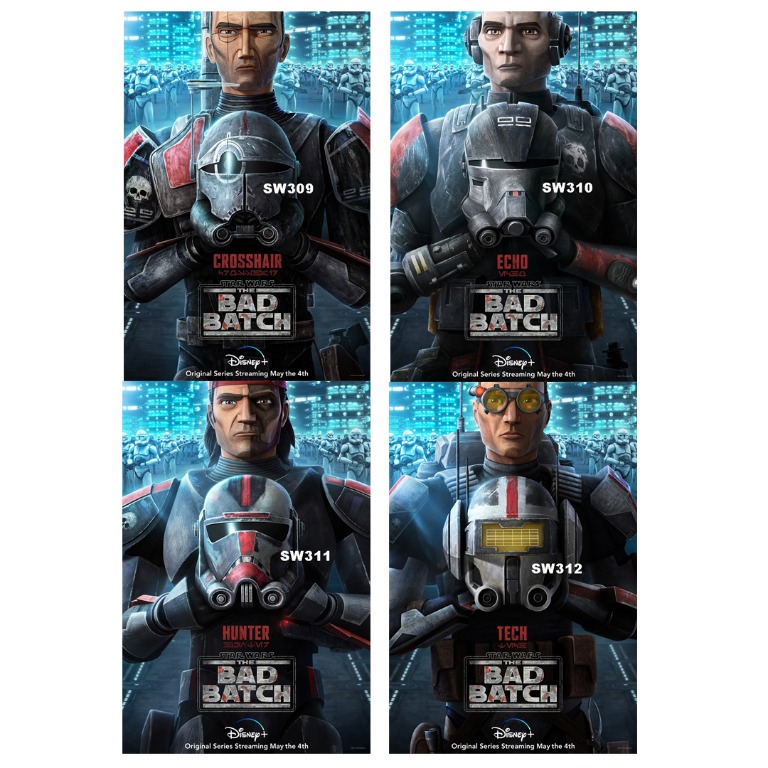 STAR WARS: THE BAD BATCH POSTERS, Hobbies & Toys, Memorabilia ...