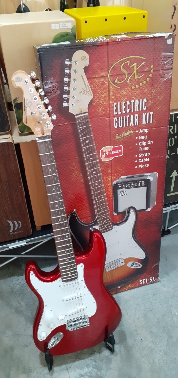 SX-Left Hand Electric guitar package (SE1-SK-LH-CAR), Hobbies & Toys ...