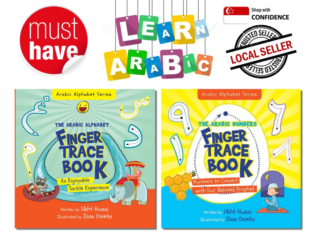 The Arabic Numbers & Alphabet Finger Trace Book (Homely Hammock ...