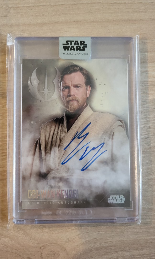 Topps Star Wars Obi-Wan Kenobi Auto Autograph Card Ewan Mcgregor ...