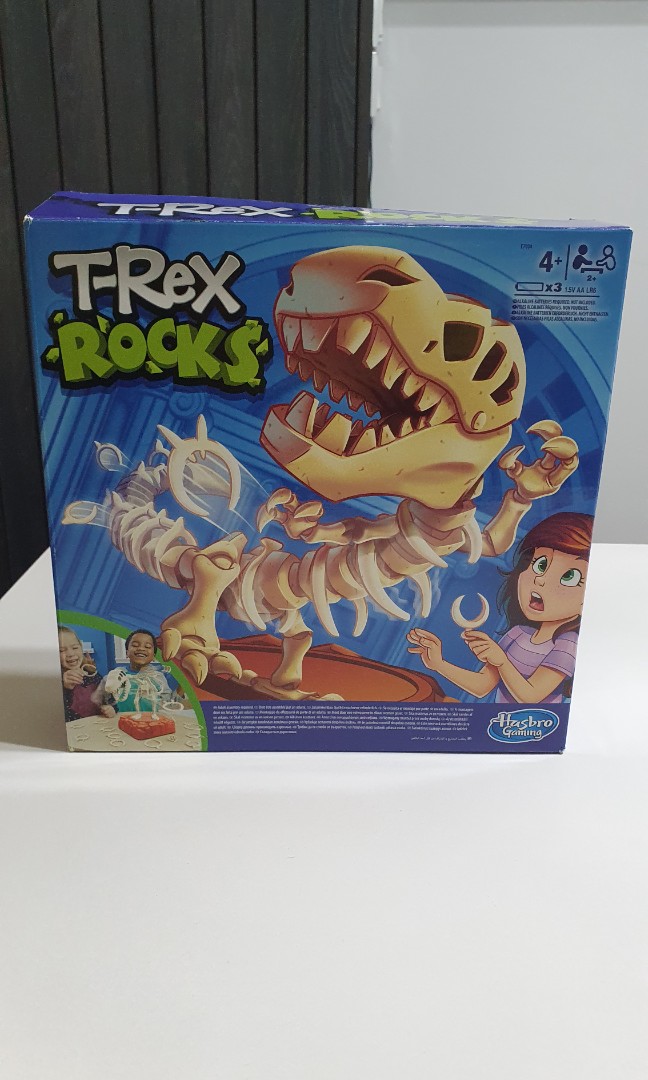 T-rex rocks family game, Hobbies & Toys, Toys & Games on Carousell