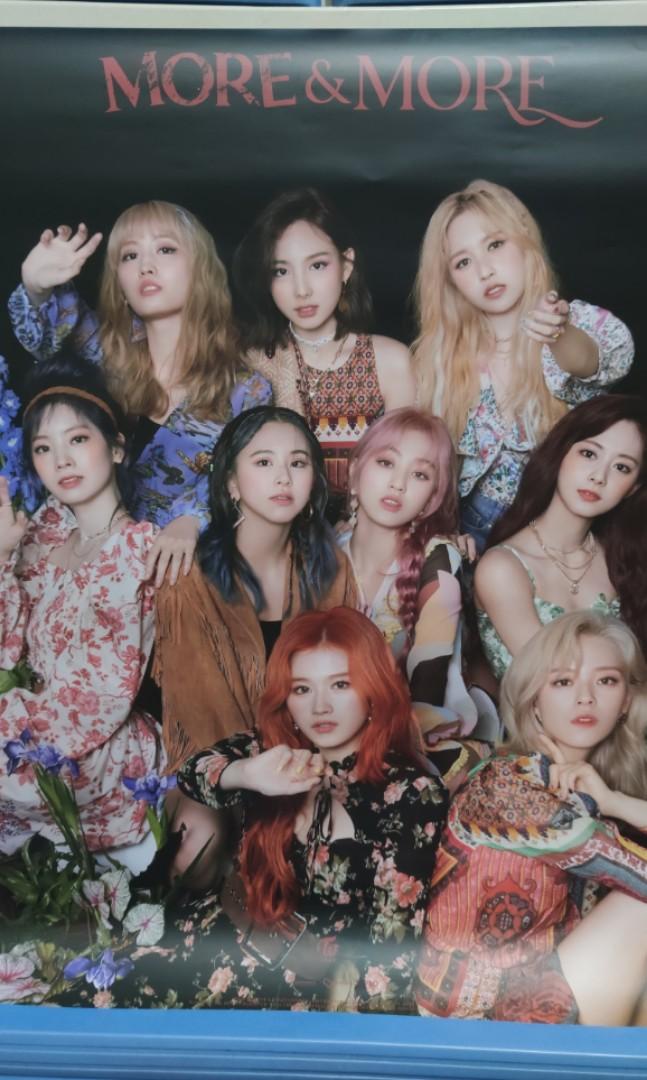 TWICE OFFICIAL POSTERS WITH FREEBIE, Hobbies & Toys, Memorabilia ...