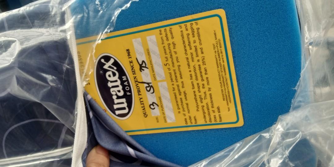 URATEX FOAM 100% ORIGINAL, Furniture & Home Living, Furniture, Bed ...