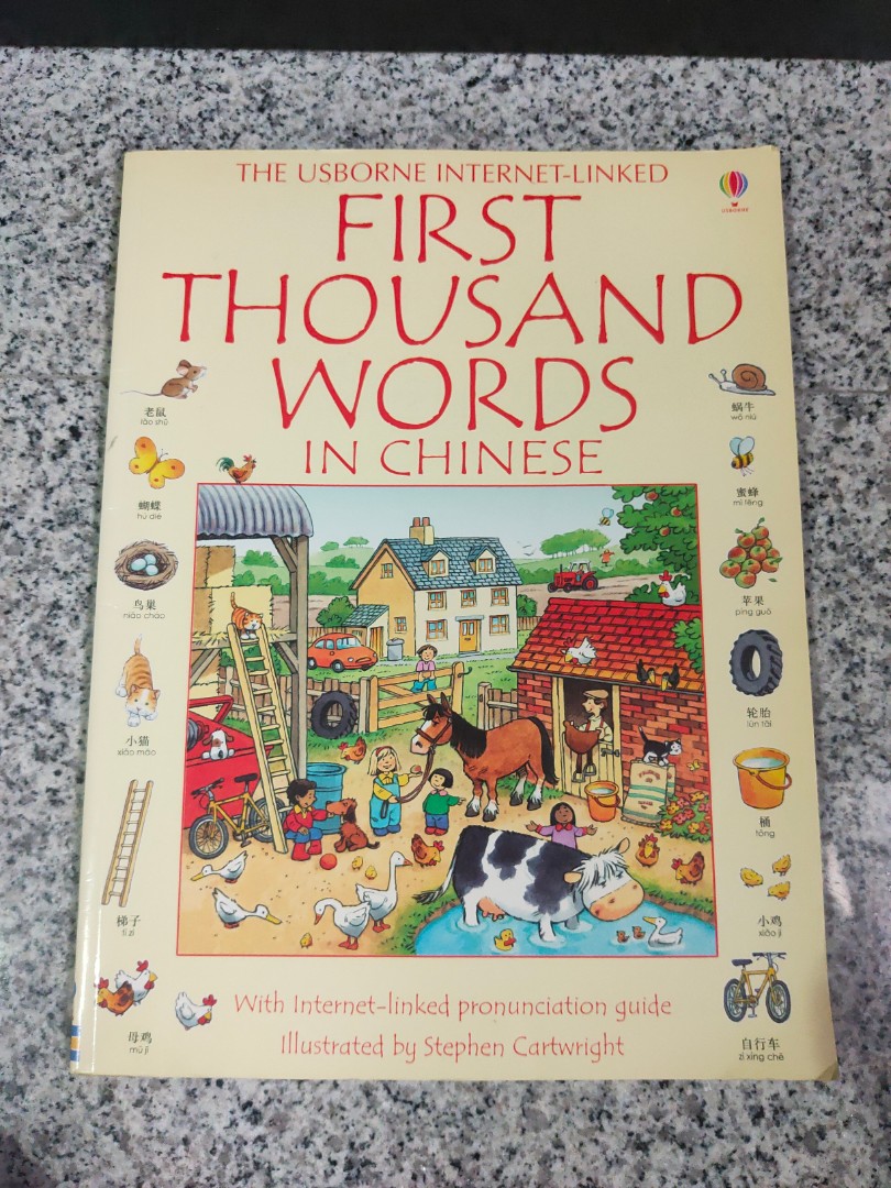 USBORNE: First Thousand Words in Chinese, Hobbies & Toys, Books ...