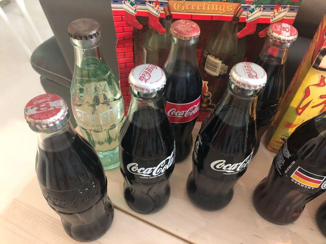 Vintage coca-cola, F&N bottle and glass, Hobbies & Toys, Memorabilia ...