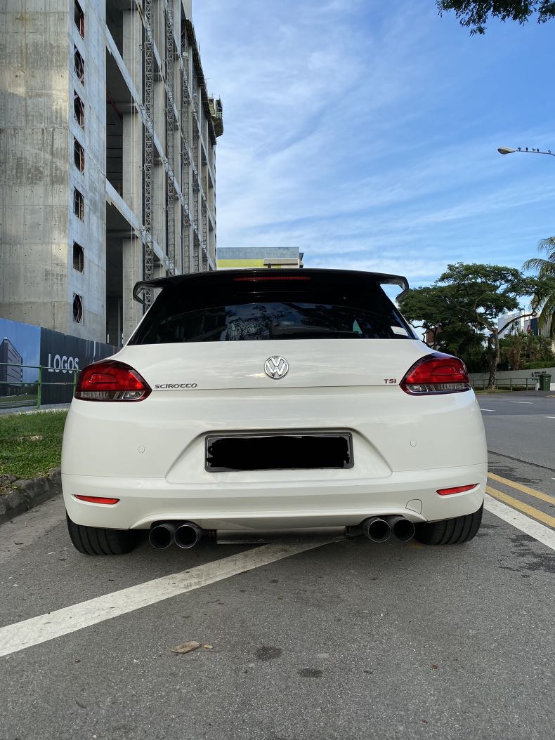VW Volkswagen Scirocco Stock Rear Bumper, Car Accessories, Accessories ...