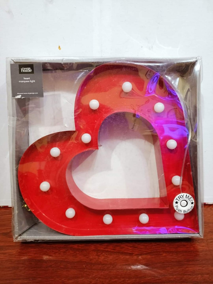 wall mounted/ table top heart shape decor, Furniture & Home Living ...