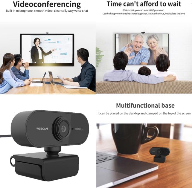 Webcam USB 1080p with Mic, Computers & Tech, Parts & Accessories ...