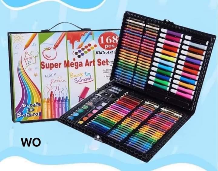 168pcs super mega art set, Hobbies & Toys, Stationary & Craft, Art ...