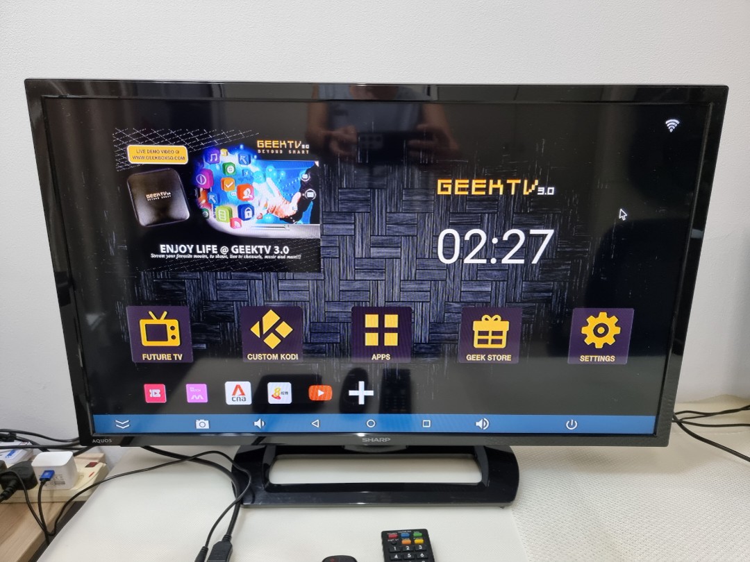 32 SHARP AQUOS LED TV ( Free TV Box ), TV & Home Appliances, TV ...