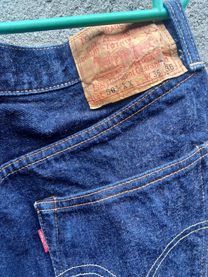 55501 Levi's LVC selvedge jeans, Men's Fashion, Bottoms, Jeans on Carousell