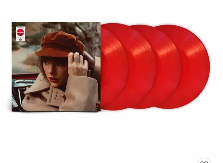 [訂貨] Taylor Swift - Red (Taylor's Version) LP Colored Vinyl 黑膠 唱片 彩膠 ...