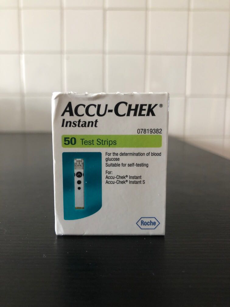 Accu-Chek Instant Test Strips, Health & Nutrition, Health Monitors ...