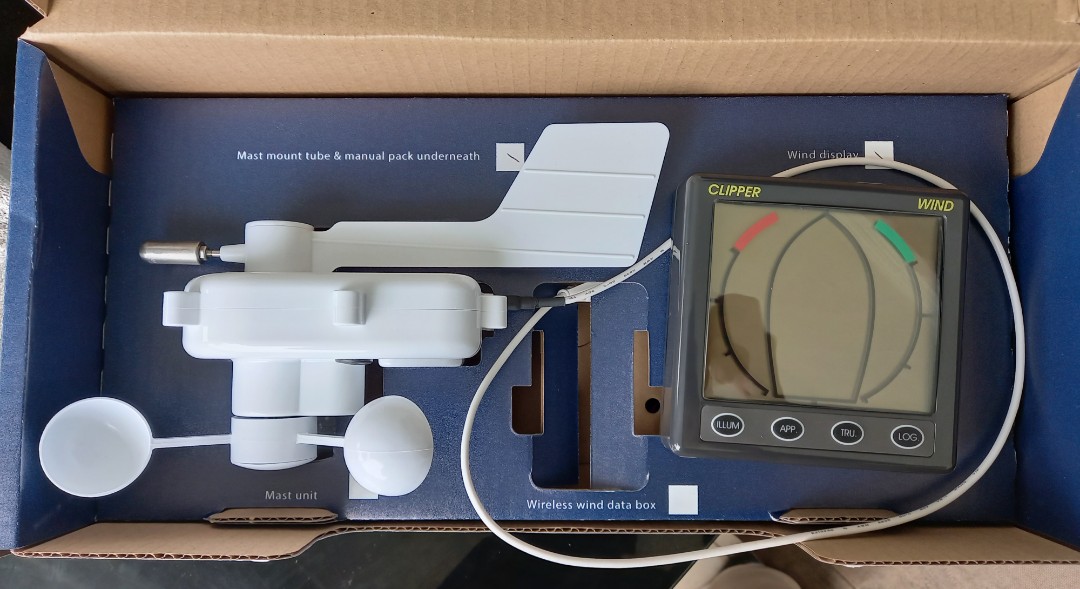 ANEMOMETER CLIPPER WIND SYSTEM NASA MARINE INSTRUMENT INDICATOR ...