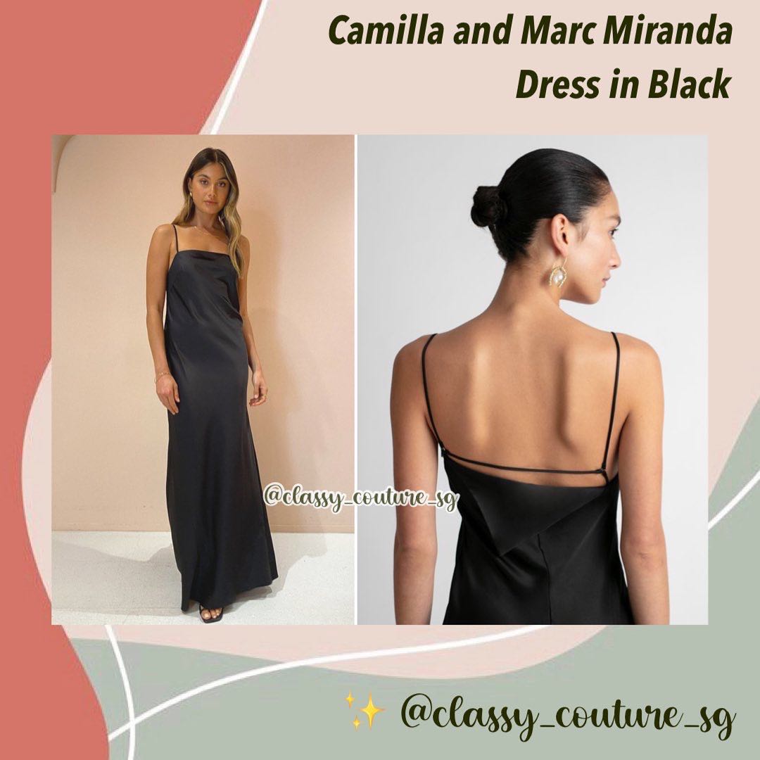 Authentic Camilla and Marc Miranda Dress in Black, Women's Fashion ...
